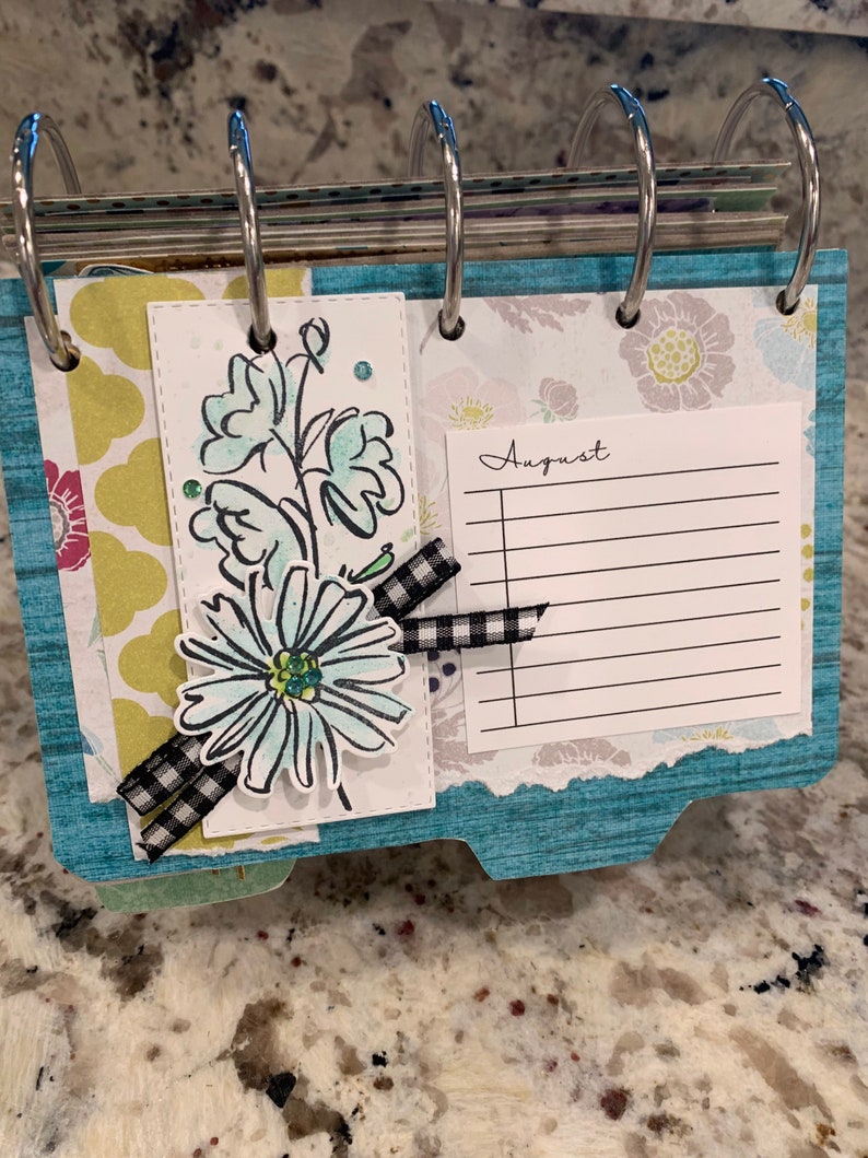 Perpetual Calendar Stampin up Tim Holtz - Etsy