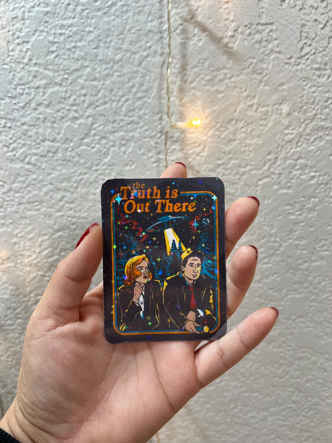 X-files Sticker | Holographic Stickers | Fox Mulder | Aliens - Etsy