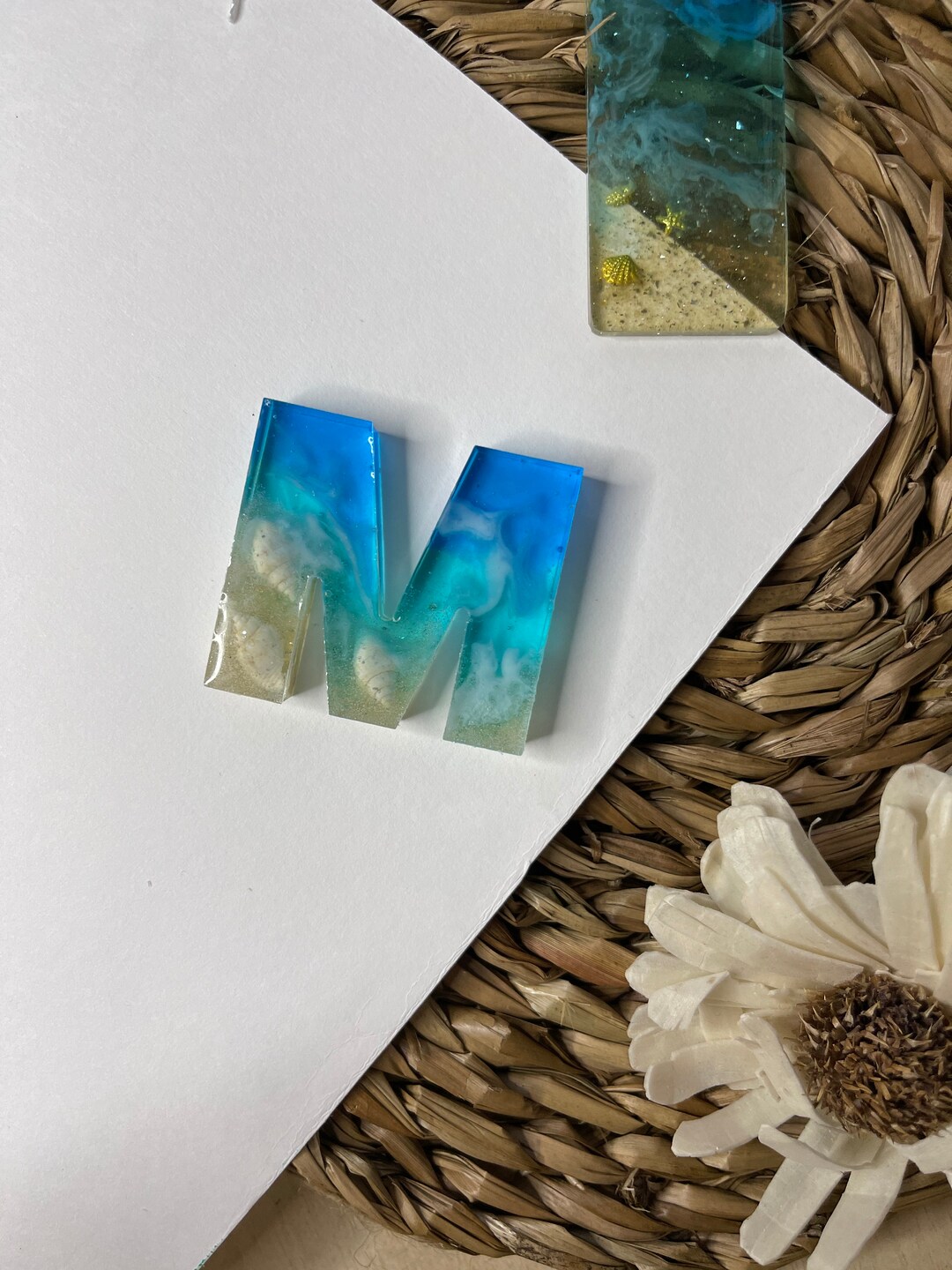 Beach Style Resin Keychains - Etsy