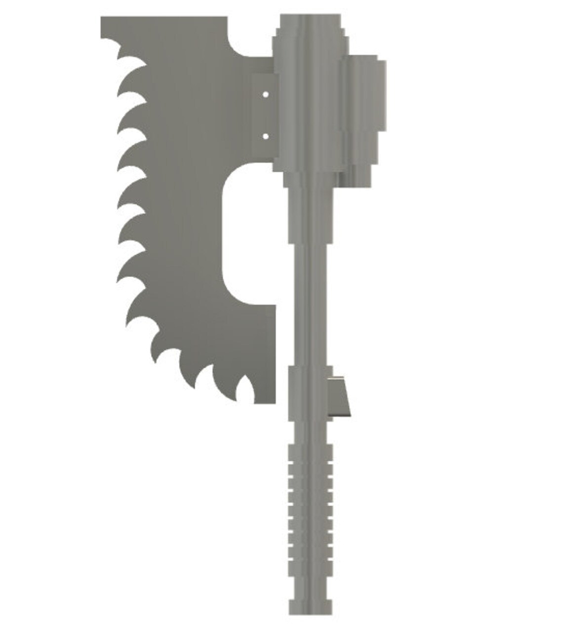 3D printed warhammer 40K CHAIN AXE lifesized prop | Etsy