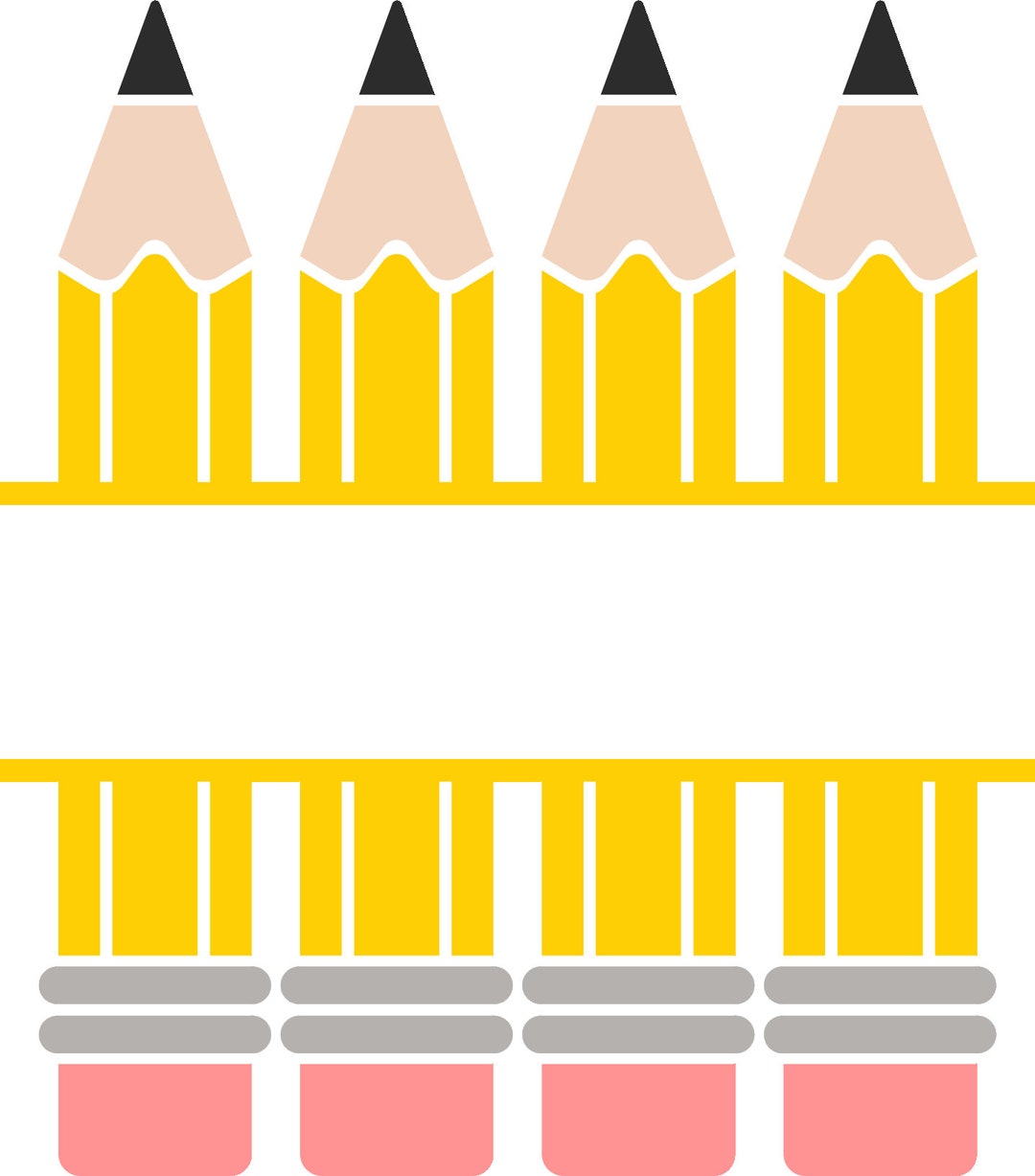 Pencil Monogram PNG - Etsy