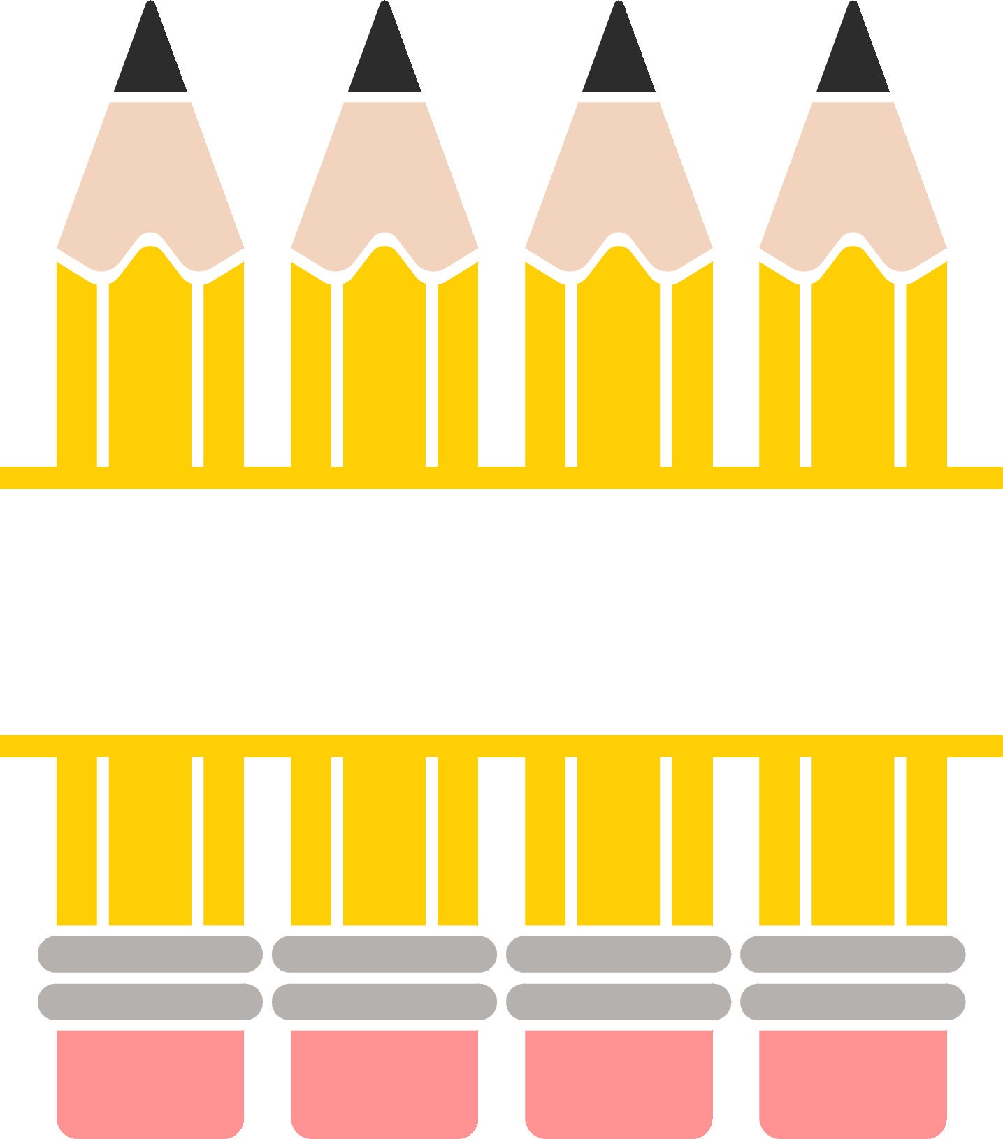 Pencil Monogram PNG - Etsy