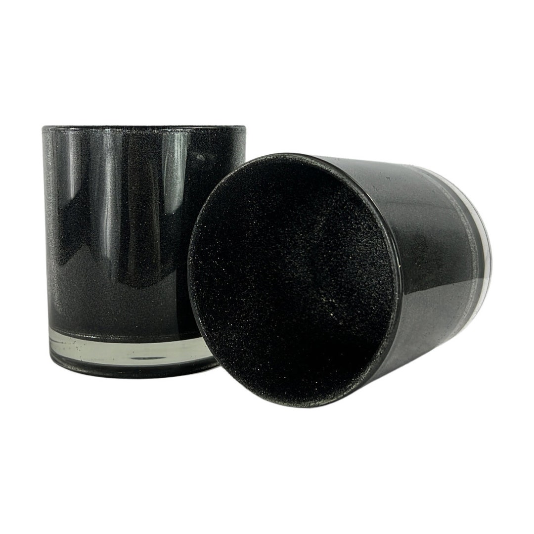 CANDLE VESSELS, EMPTY Candle Jars, Candle Maker, Pack of 12 Black ...