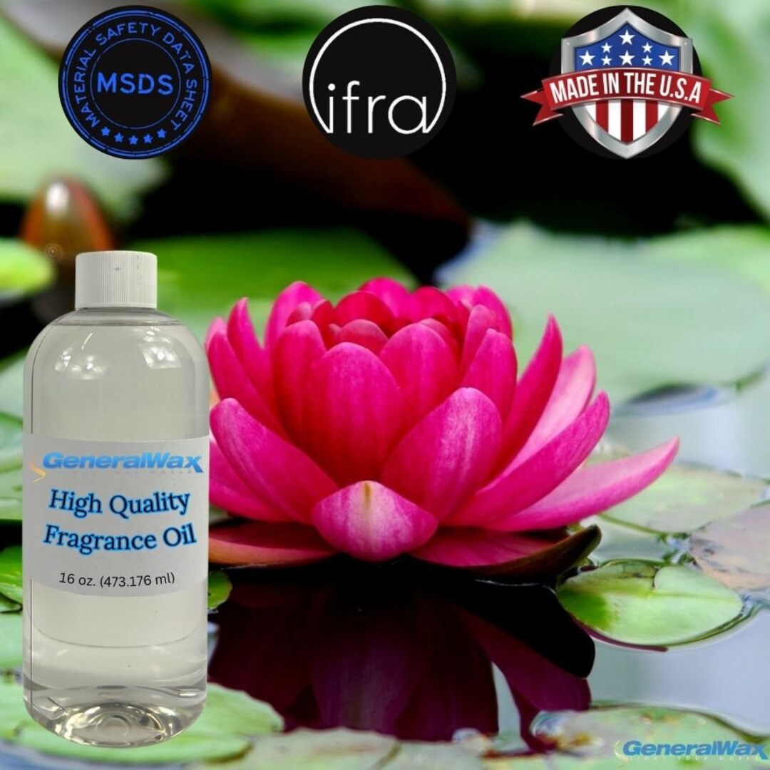 16oz. Lotus Candle Fragrance Oil, Soap Fragrance, Diffuser, Vegan Fragrance, Premium Fragrance ...
