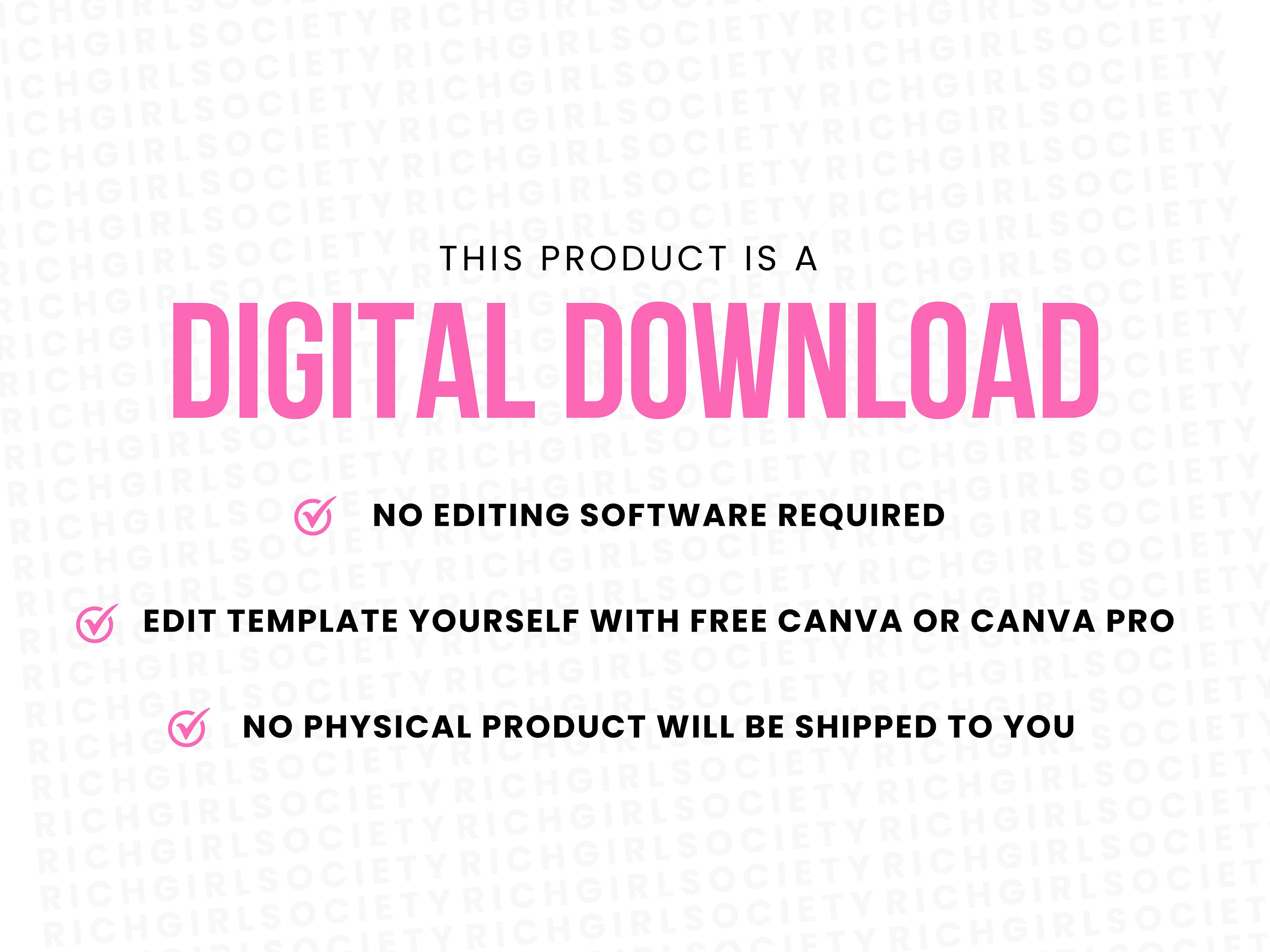 DIY Certificate of Completion Certificate Template Pink - Etsy