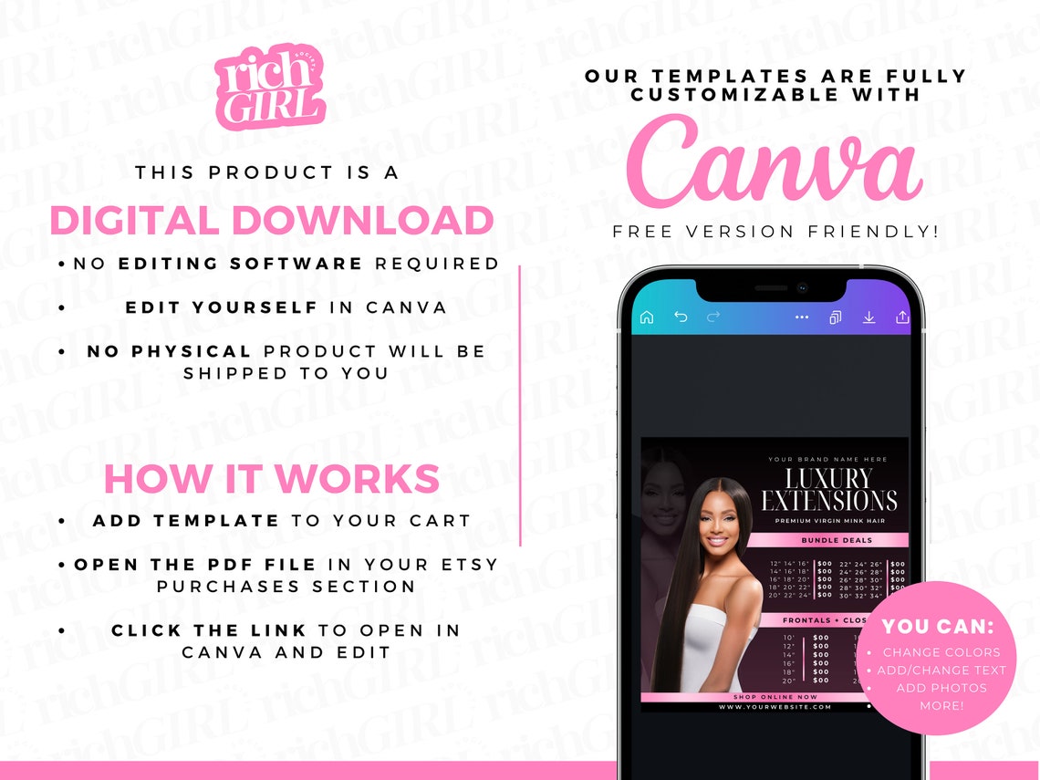 DIY Master Class Flyer Lash Extension Training Course Hair - Etsy