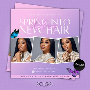 DIY Booking Flyer, April Appointments Available, Bookings Open, Hair ...