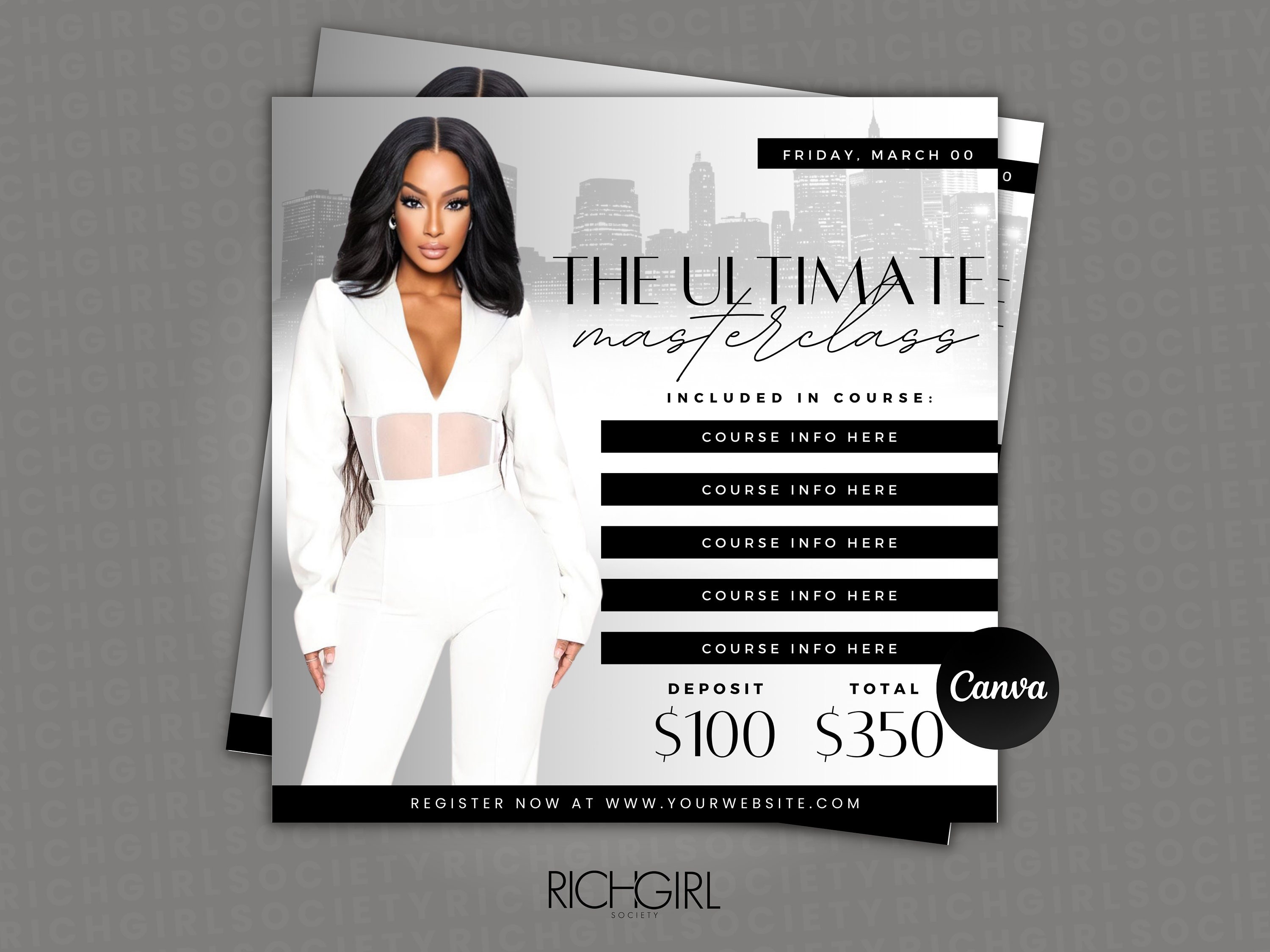 DIY Master Class Flyer Lash Extension Training Course Hair - Etsy