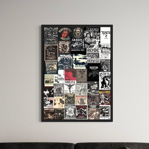 Rock and Roll Art - Etsy