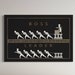 Boss Vs Leader Motivational Canvas Wall Art / Poster Print Inspiring ...