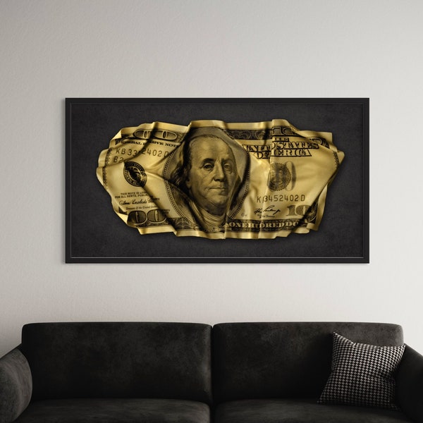 100 Bill Home Decor - Etsy