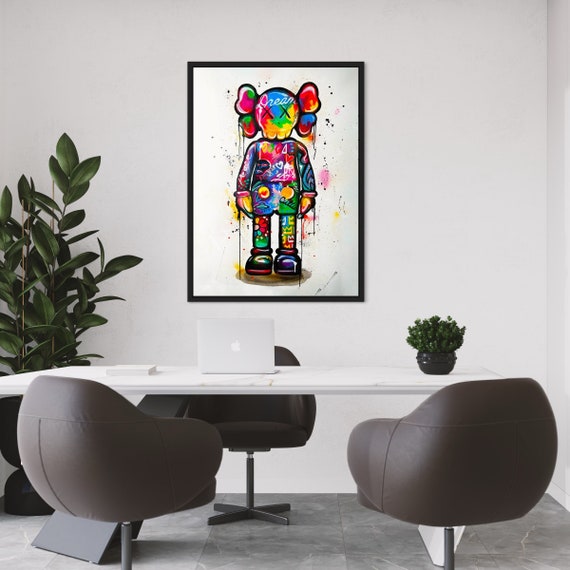 Kaws wall art store