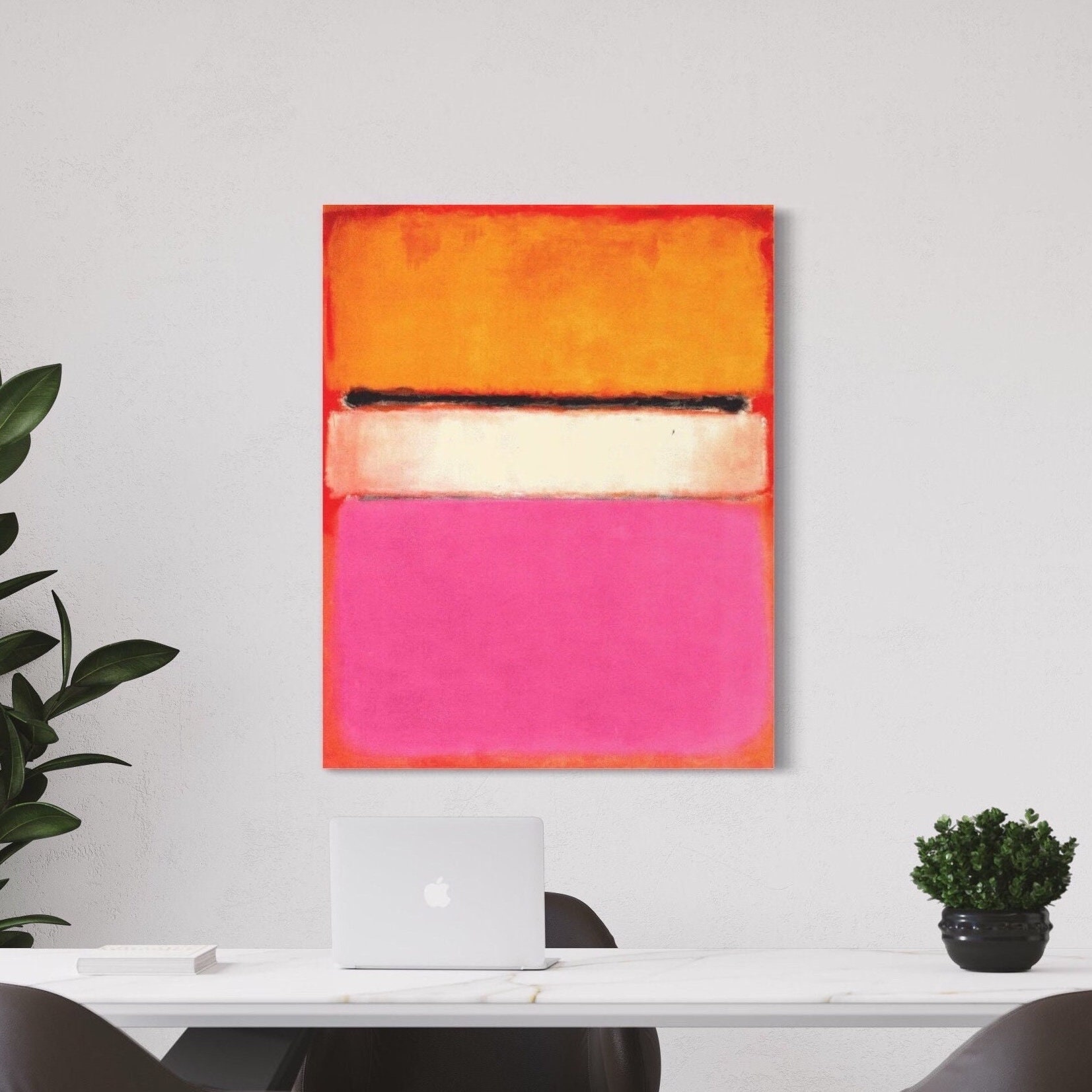 Mark Rothko White Center 1950 Canvas Wall Art Poster Print - Etsy