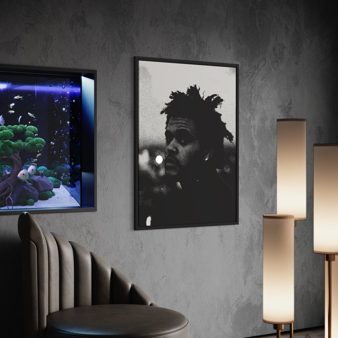 The Weeknd Vibes: Canvas Wall Art for Rap & R'n'b Music Lovers Modern ...