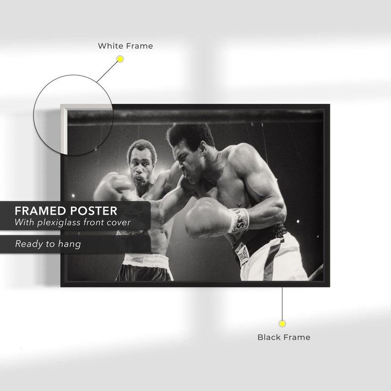 Muhammad Ali Knockout Boxer Canvas Art Print Poster Wall - Etsy