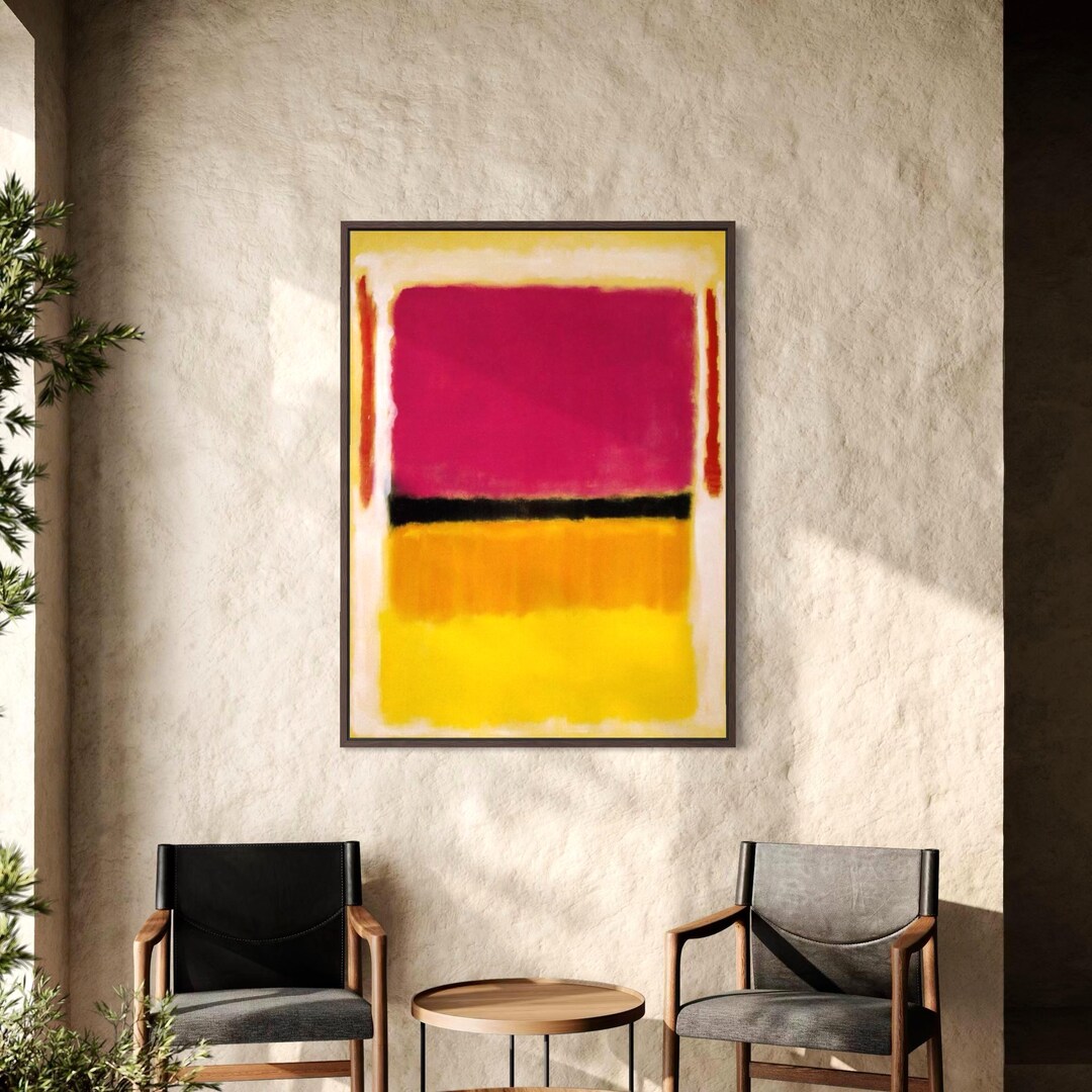 Mark Rothko Color Field Abstract Canvas Wall Art / Poster Print ...