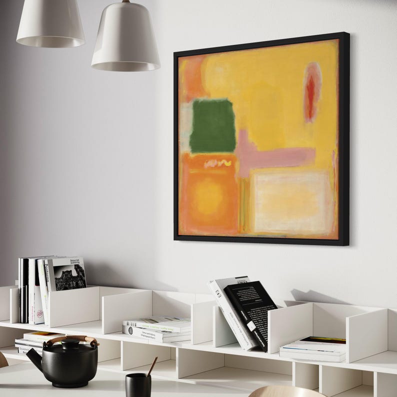 Mark Rothko Canvas Wall Art Framed Poster Print | No. 16 / No. 12 ...