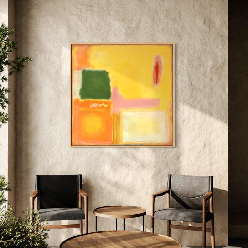 Mark Rothko Canvas Wall Art Framed Poster Print | No. 16 / No. 12 ...