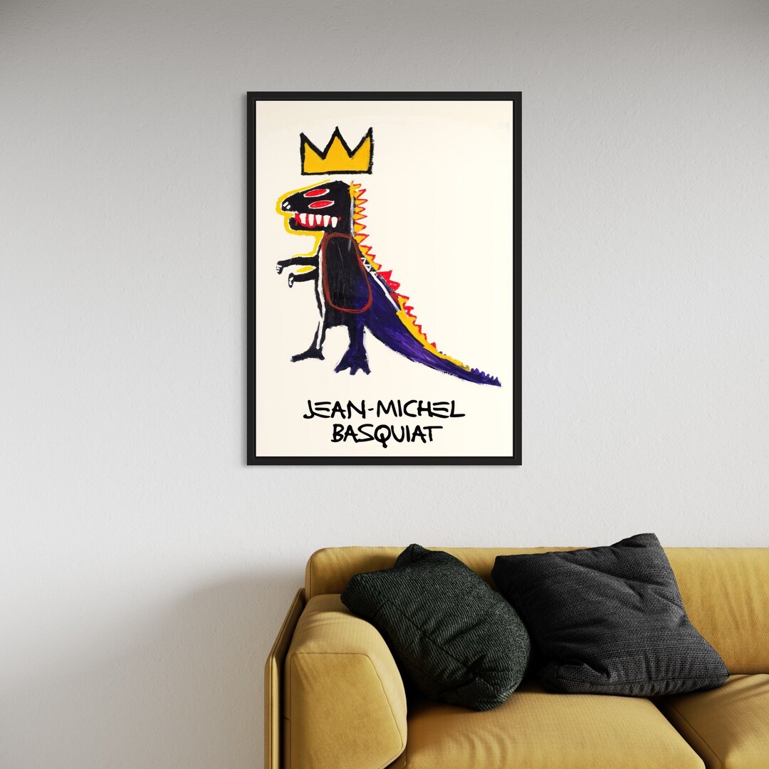 Jean-michel Basquiat 'pez Dispenser 1997' Estate Canvas Wall Art/poster ...