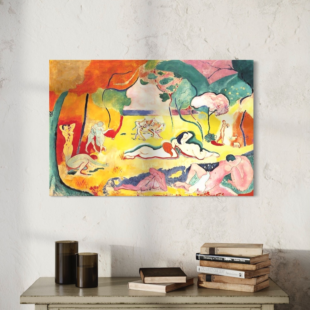 Joy of Life 1905 Henri Matisse Canvas Wall Art Print / Poster Print ...