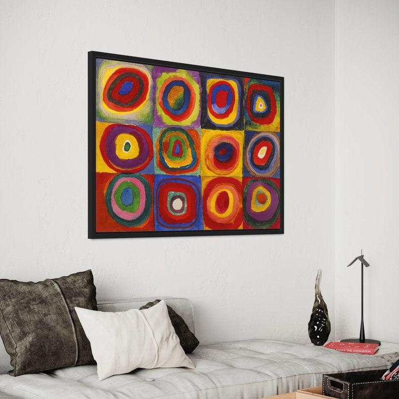 Wassily Kandinsky Color Study: Squares With Concentric Circles Canvas ...