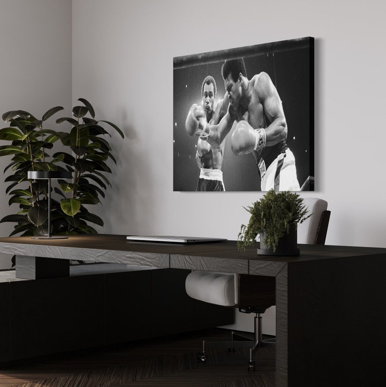 Muhammad Ali Knockout Boxer Canvas Art Print Poster Wall - Etsy