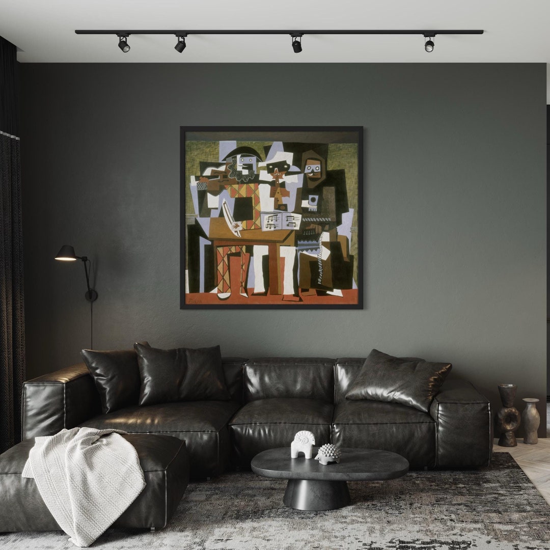 Three Musicians by Pablo Picasso - Cubism Canvas Wall Art | Framed or ...