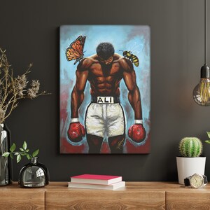 Muhammad Ali Float Like a Butterfly Sting Like a Bee Canvas - Etsy