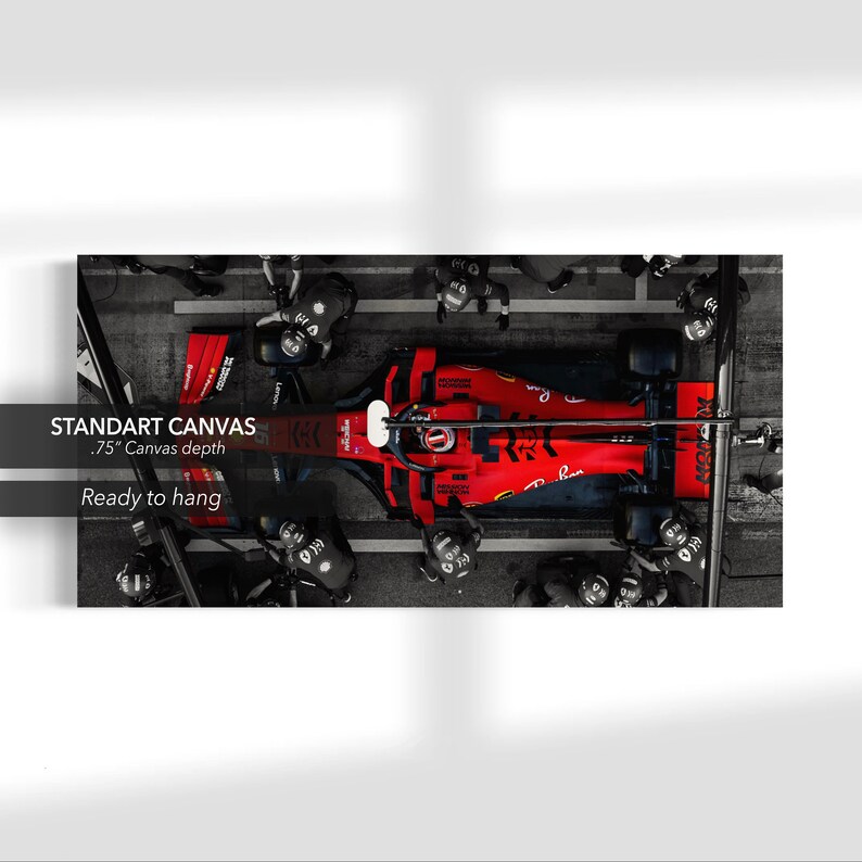 Formula 1 Ferrari Motivational Canvas Wall Art Poster Print - Etsy
