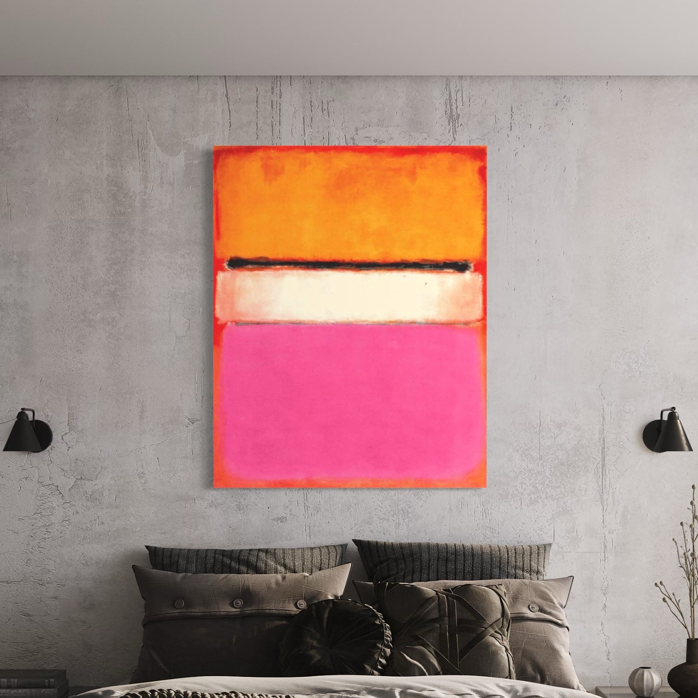 Mark Rothko White Center 1950 Canvas Wall Art Poster Print - Etsy