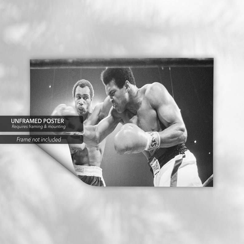 Muhammad Ali Knockout Boxer Canvas Art Print Poster Wall - Etsy