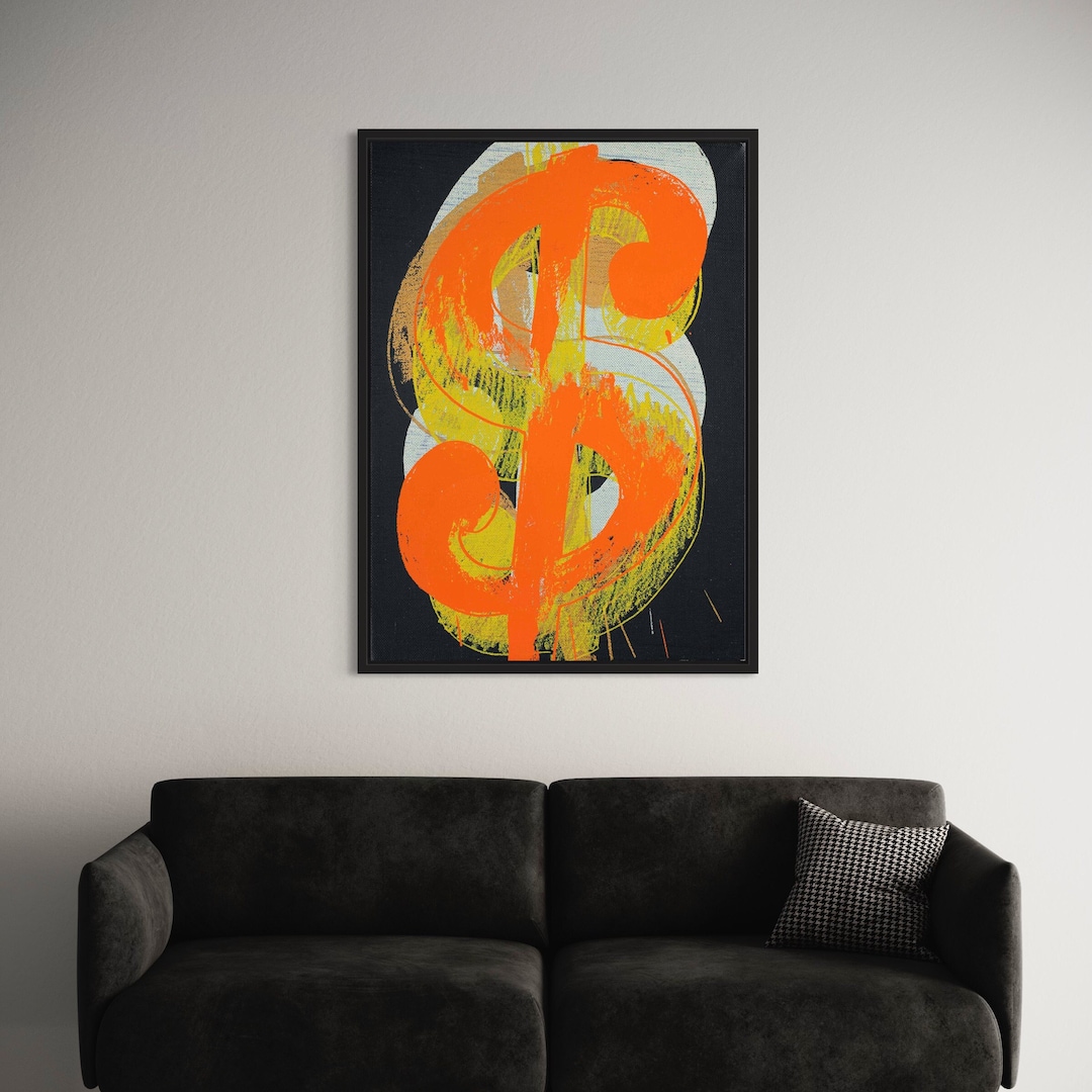Abstract Dollar Sign, 1981: Canvas Wall Art | Poster Print – Pop Art ...