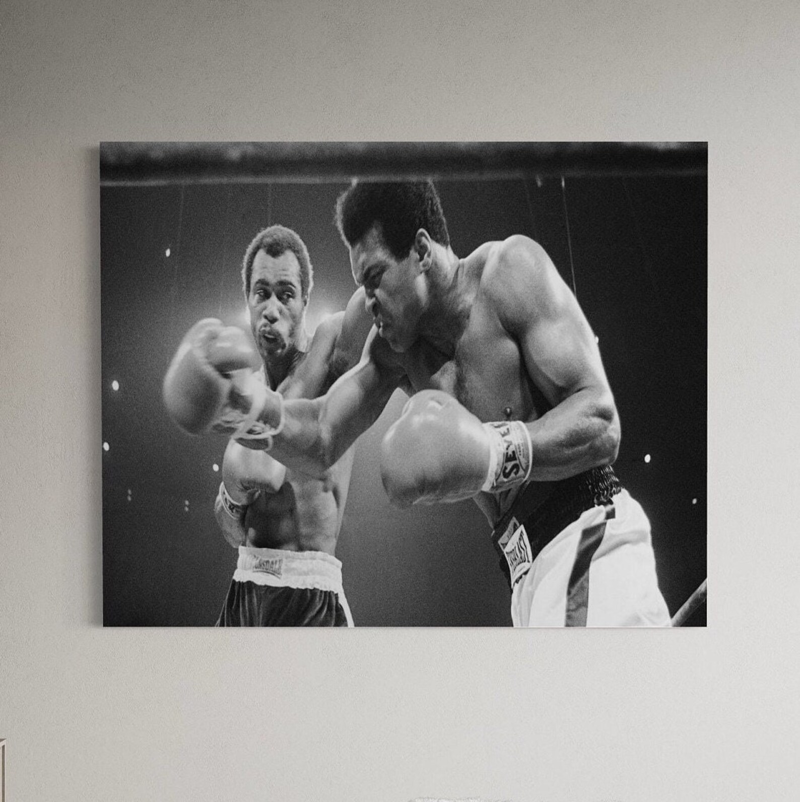 Muhammad Ali Knockout Boxer Canvas Art Print Poster Wall - Etsy