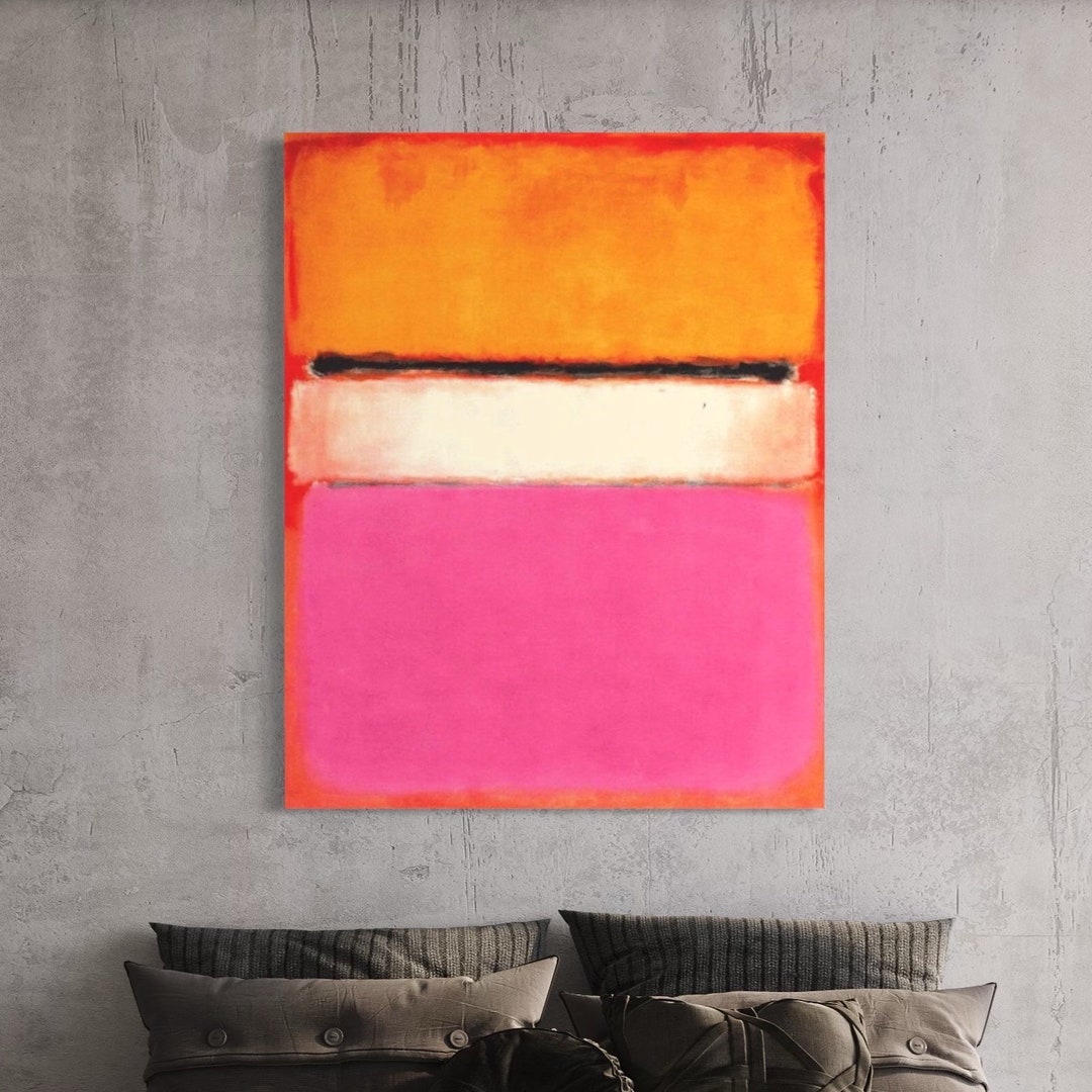 Mark Rothko White Center 1950 Canvas Wall Art Poster - Etsy