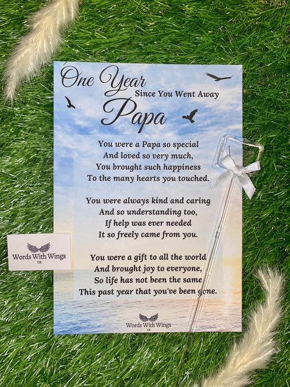 1 Year Death Anniversary Poems