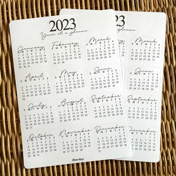 School Year Planner Stickers - Etsy