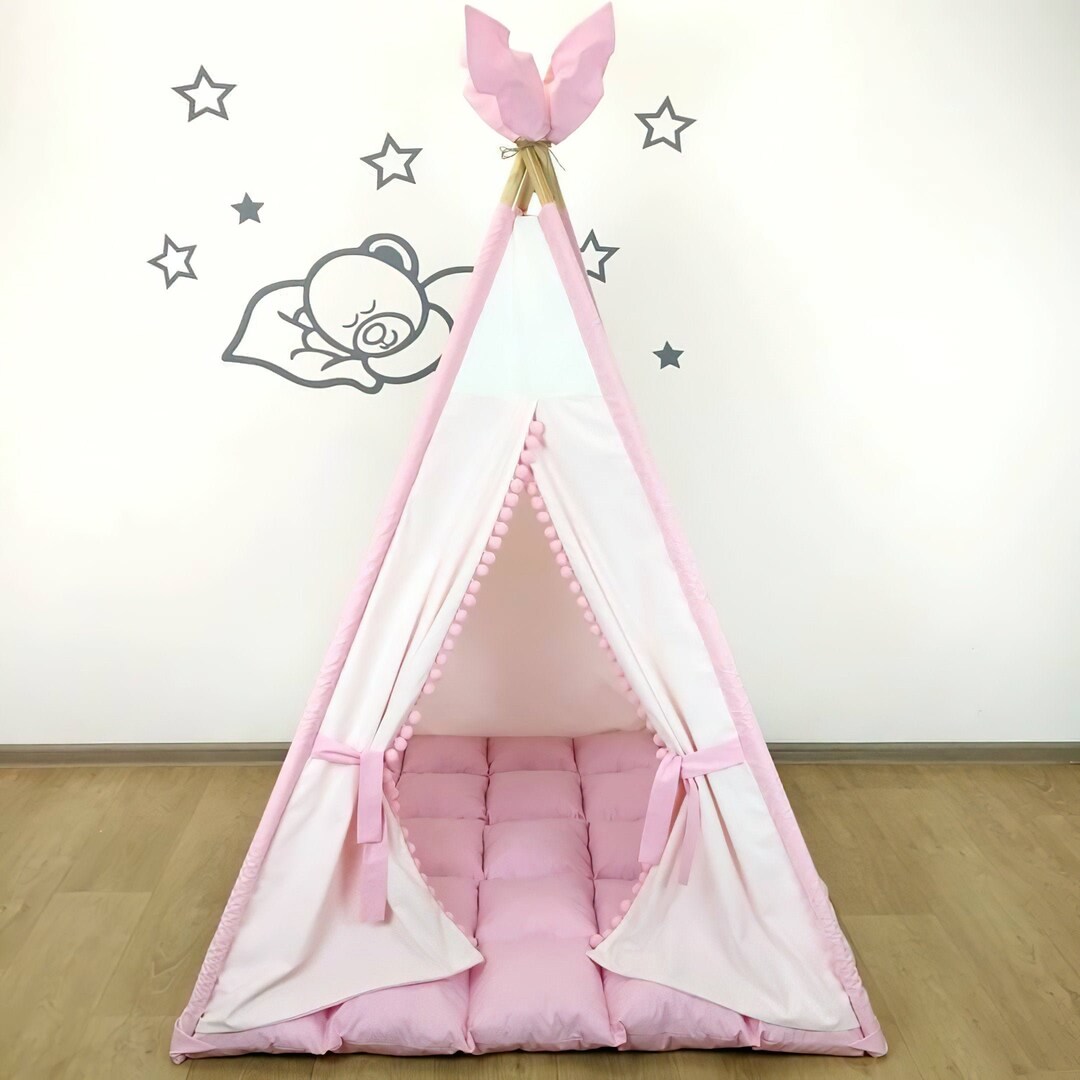 Girls Play Teepee Kids Tipi Reading Nook Tent for Kids - Etsy