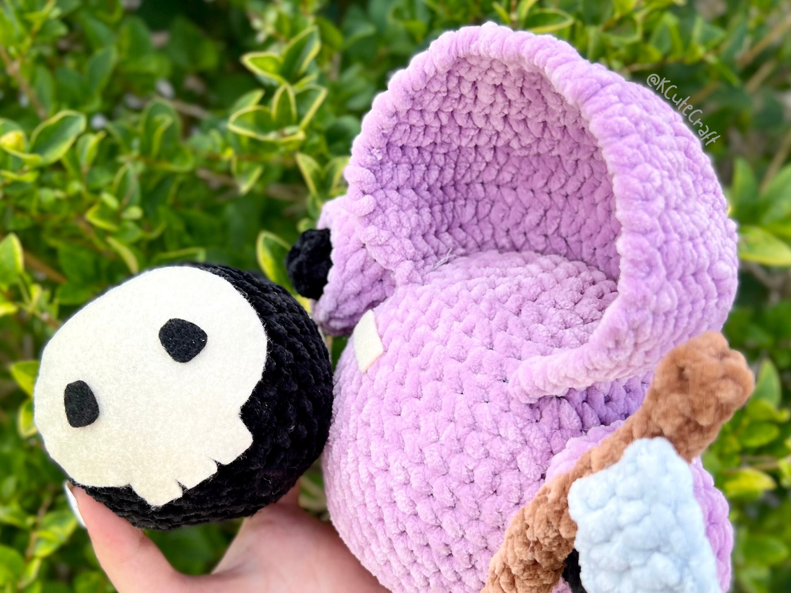 Greg the Grim Reaper Stuffed Toy Fluffy Halloween Crochet Amigurumi PDF ...