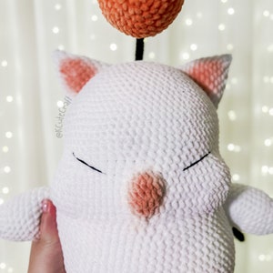 Moogle Inspired by Final Fantasy FFXVI FF14 Plushie Stuff Toy Crochet ...