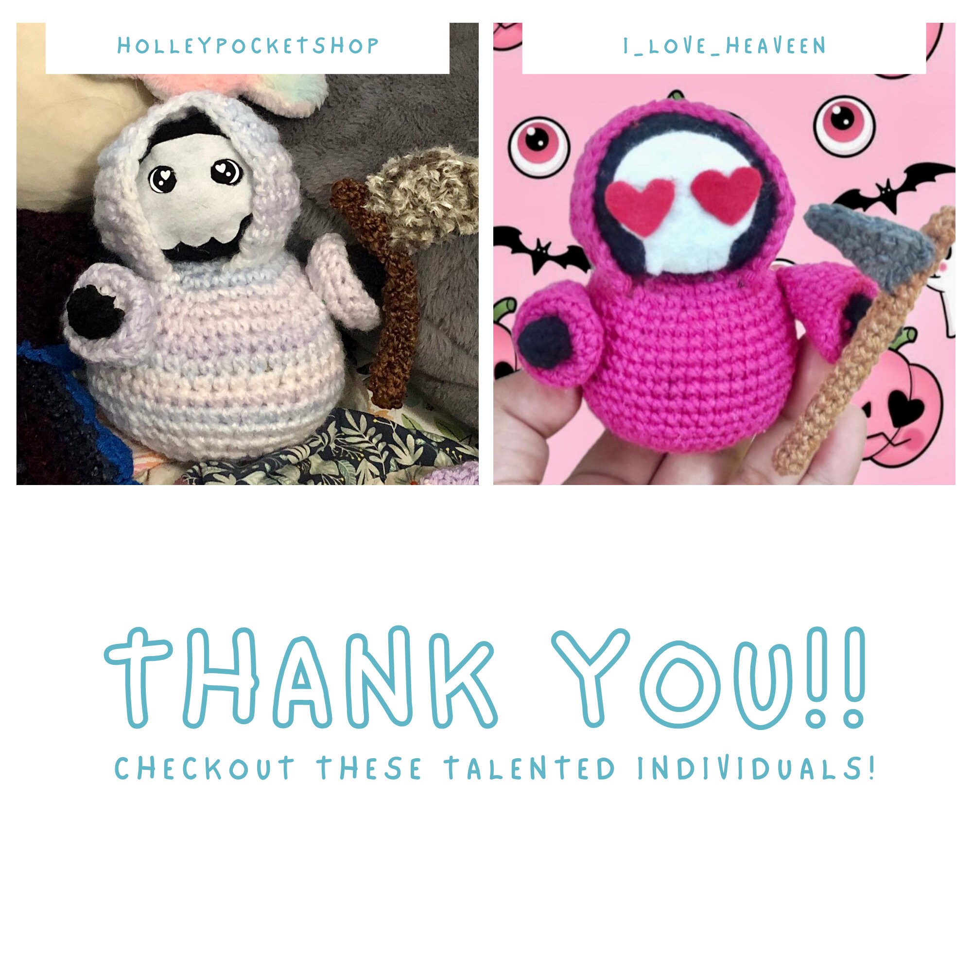 Greg the Grim Reaper Stuffed Toy Fluffy Halloween Crochet Amigurumi PDF ...