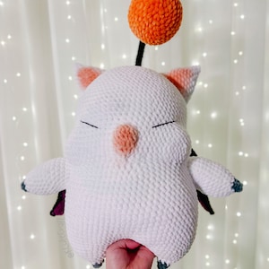 Moogle Inspired by Final Fantasy FFXVI FF14 Plushie Stuff Toy Crochet ...