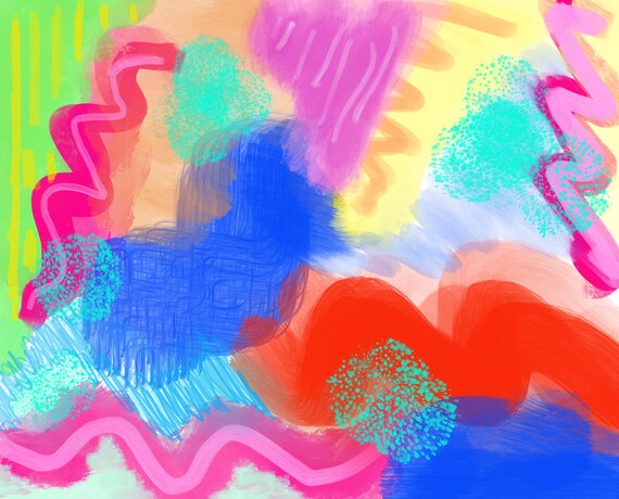 Pop of Color Iphone/desktop Background | Etsy