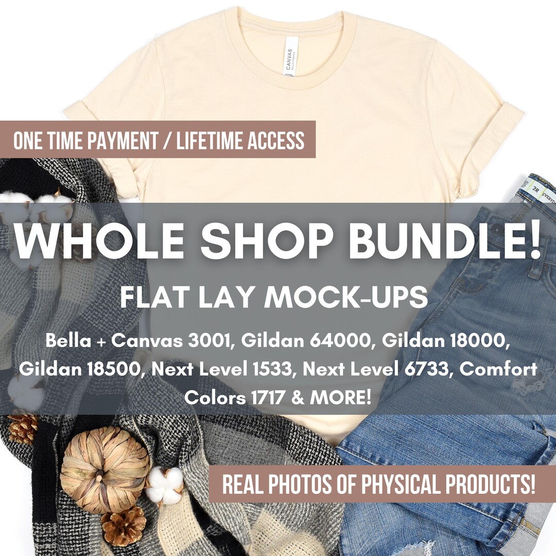 Whole Shop Mockup Bundle, Full-access Digital Mock Ups, Lifestyle Mock ...