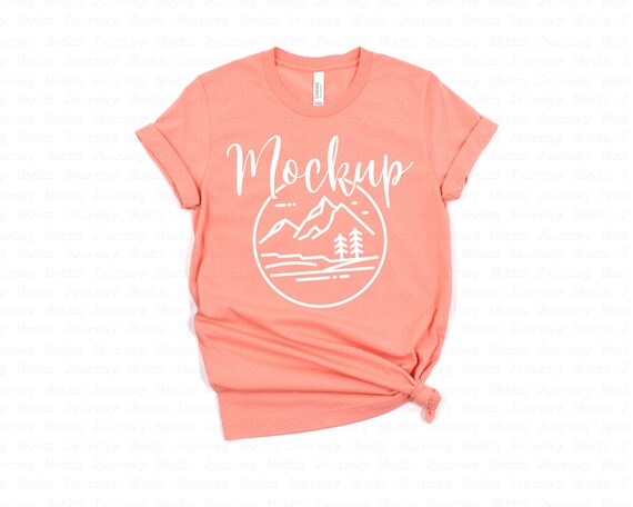 3001 Sunset Bella Canvas 3001 Mockup Bella Canvas Flat Lay | Etsy