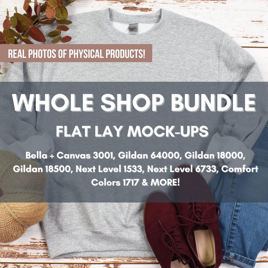 Whole Shop Mockup Bundle, Full-access Digital Mock Ups, Lifestyle Mock ...