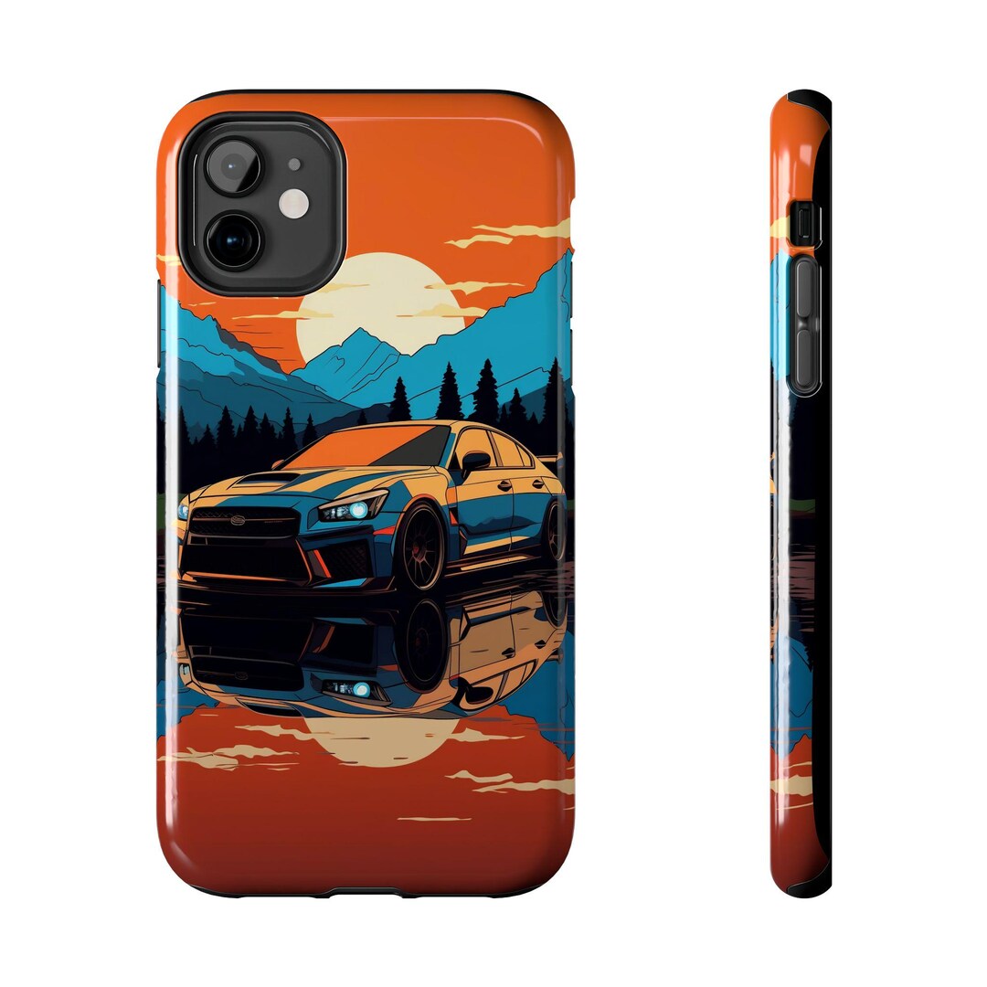 Subaru WRX Sti Sunset iPhone Case: Rally Car Art - Etsy