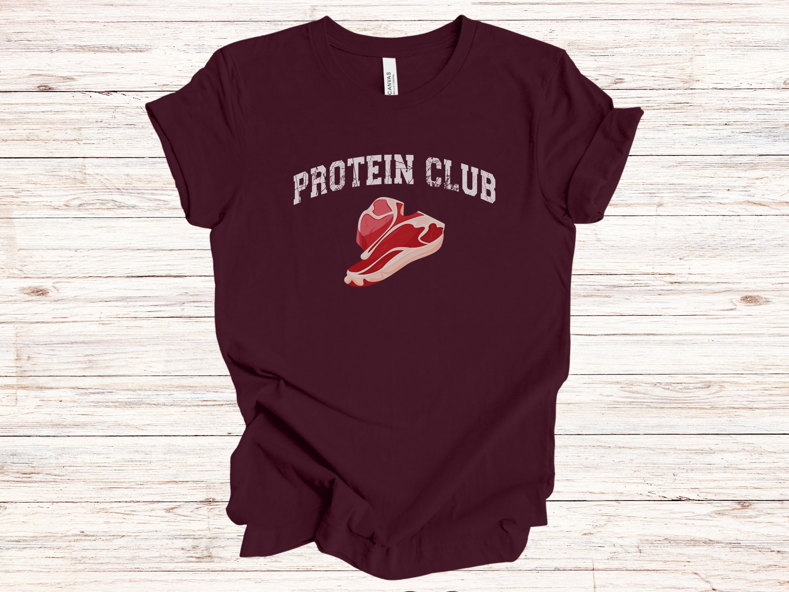 Protein Club Gym Bro Weight Lifting Shirt, Gift for Weightlifting ...