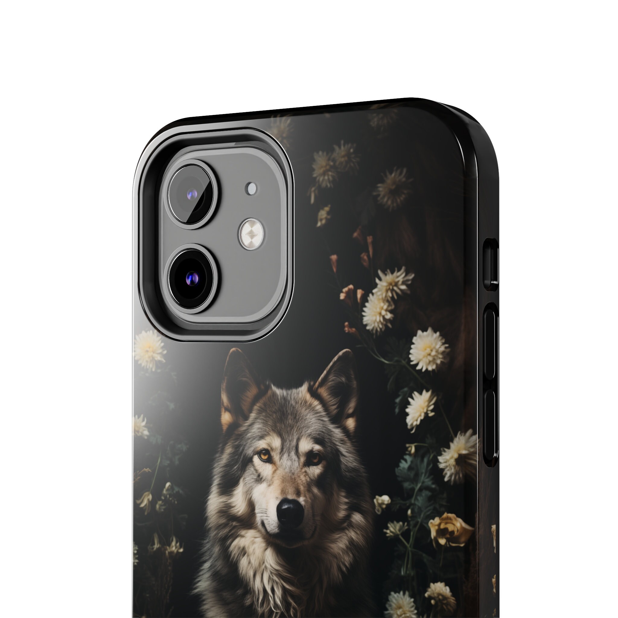 Wolf Howling at Full Moon iPhone 14, 13, 12, 11 Pro Max Case Nature ...