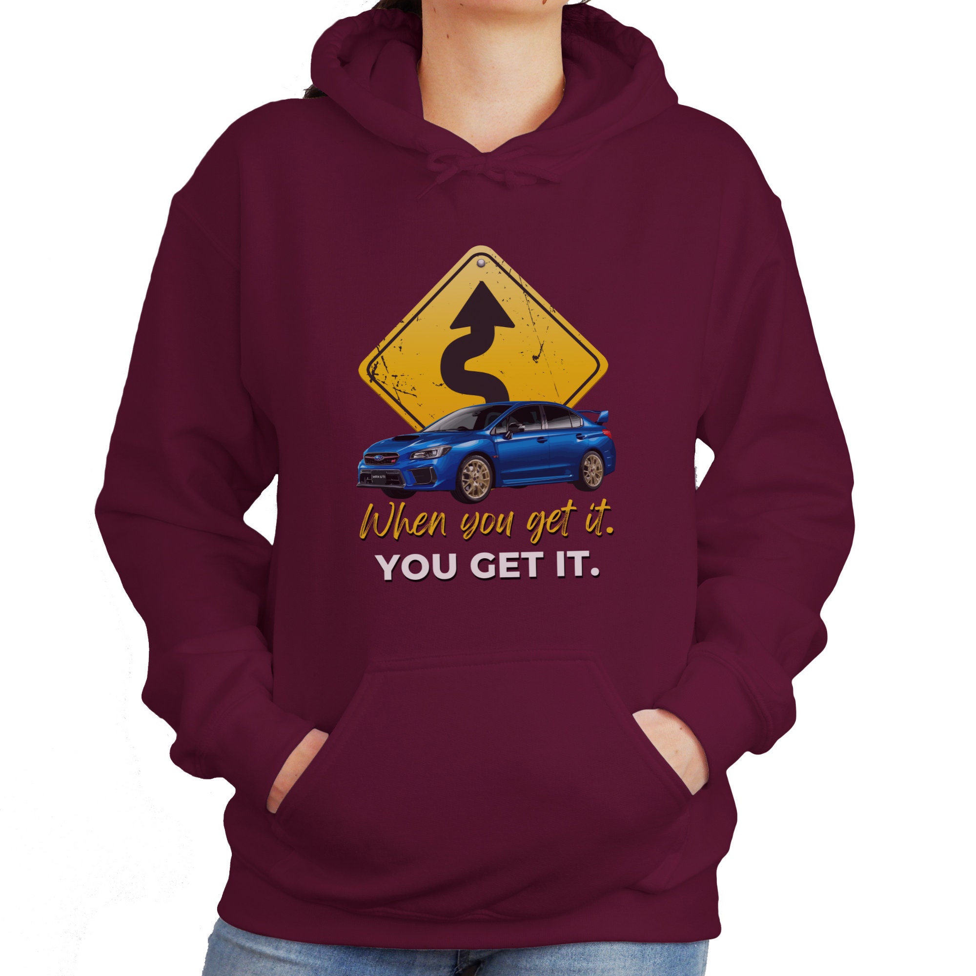 Mens Subaru WRX Sti Heavy Blend Hooded Sweatshirt - Etsy