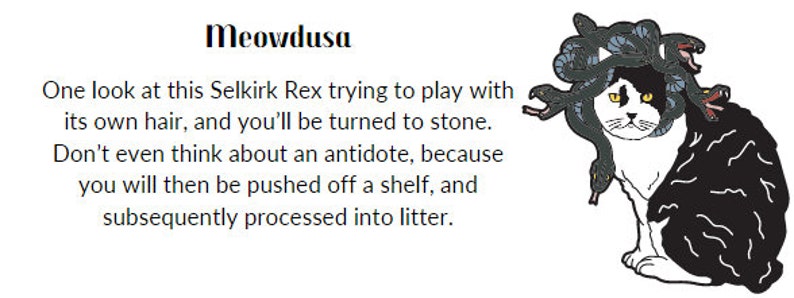 Meowdusa (cat Medusa) Mythology Hard Enamel Pin - Etsy